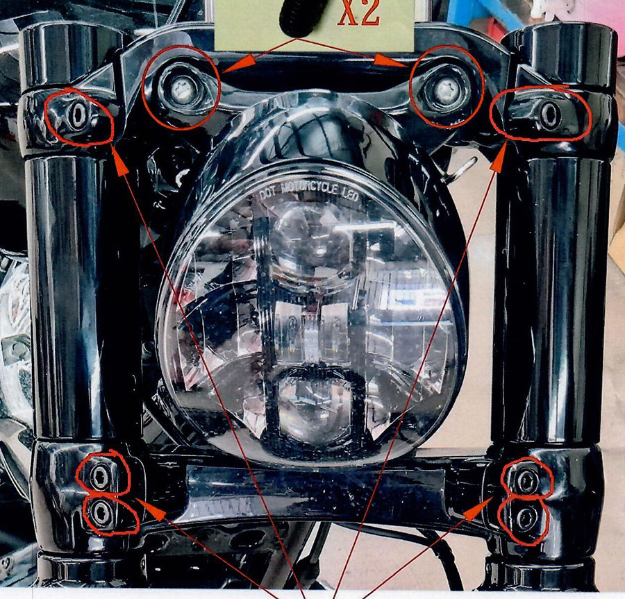 HARLEY Softail Breakout Fork Cover Kit Black fits 2018-UP FXSB, – Paniccycles