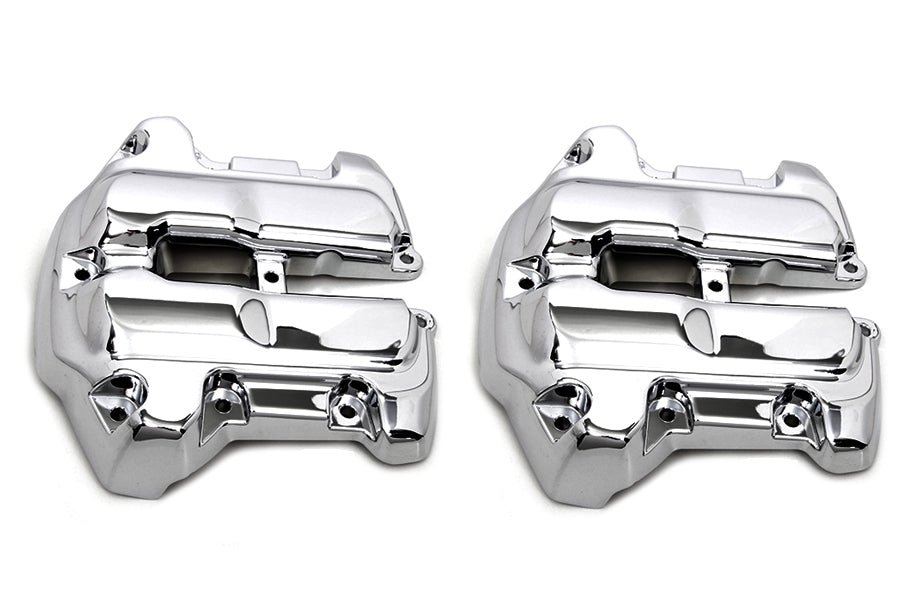HARLEY M8 Rocker Box Cover Set Chrome fits 2017-UP FLT, – Paniccycles