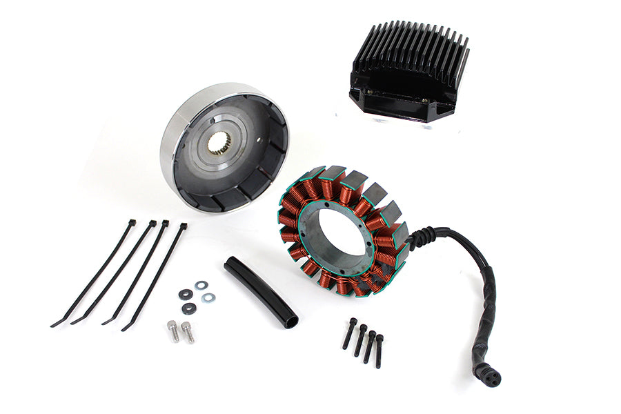 HARLEY 50 Amp Alternator Upgrade Kit fits 2011-2013 FLT, 2011-2013 FLH ...