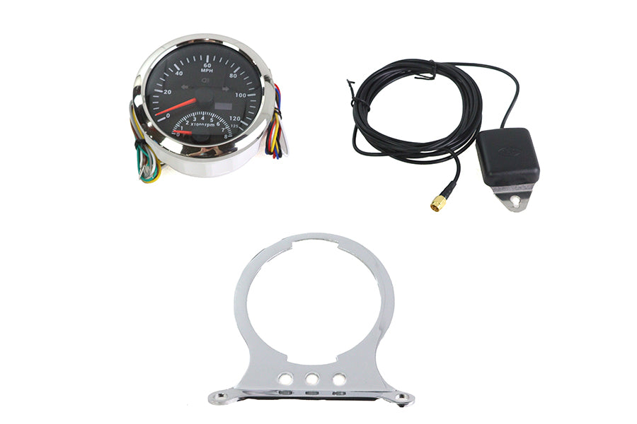 HARLEY 85mm GPS Combo Tachometer and Speedometer Kit fits 1988-1994 FX ...