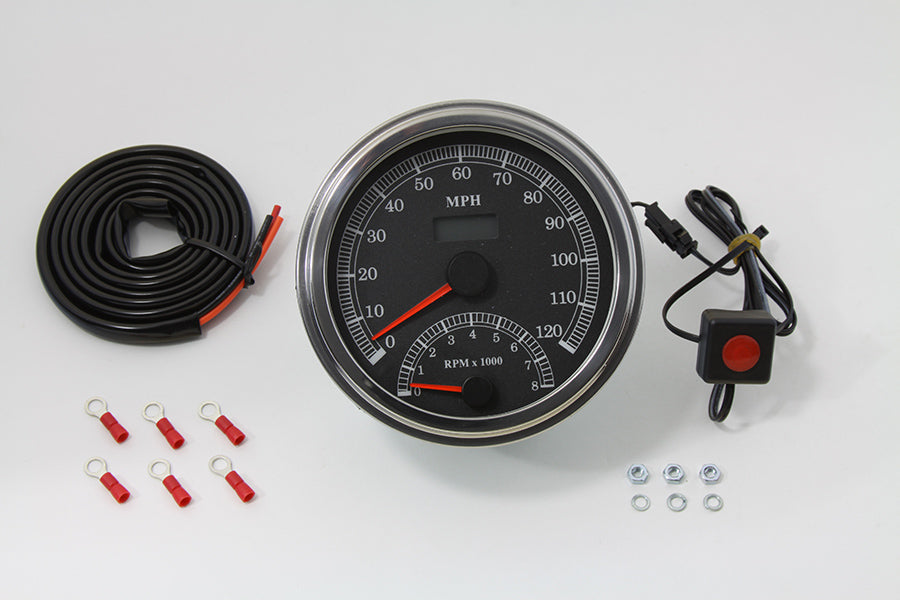 HARLEY Multi Ratio Speedometer and Tachometer Combo fits 0- Custom, 0 ...