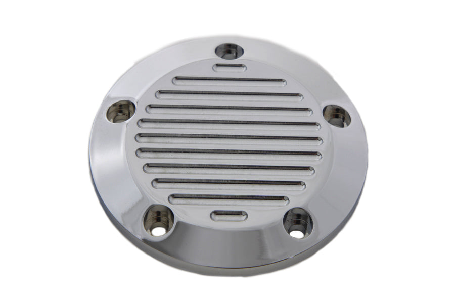 HARLEY Chrome 5-Hole Ball Milled Ignition System Cover fits 1999-UP FL ...